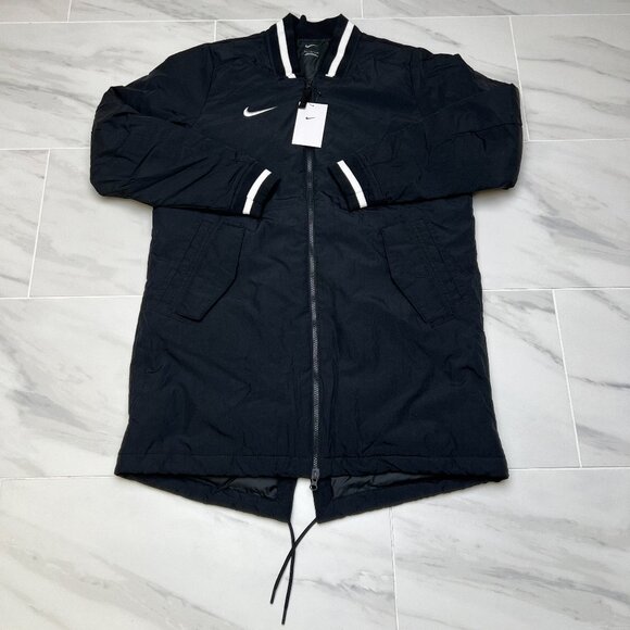 Nike | Jackets & Coats | Nike Mens Dugout Team Black Baseball Jacket ...